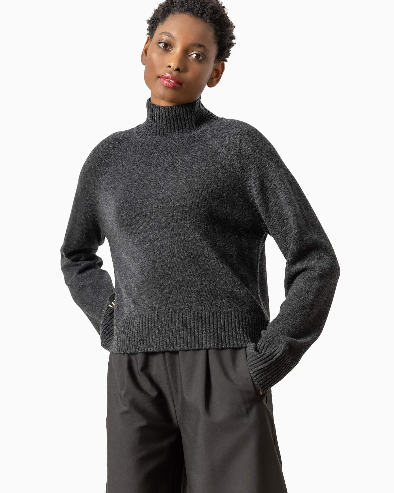 Full Sleeve Turtle Neck Sweater | Women's Clothing