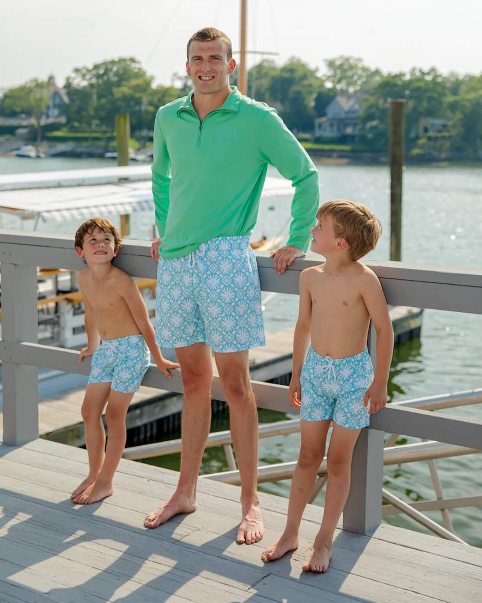 Sunburst Print Men's Bathing Suit | Men's Swim
