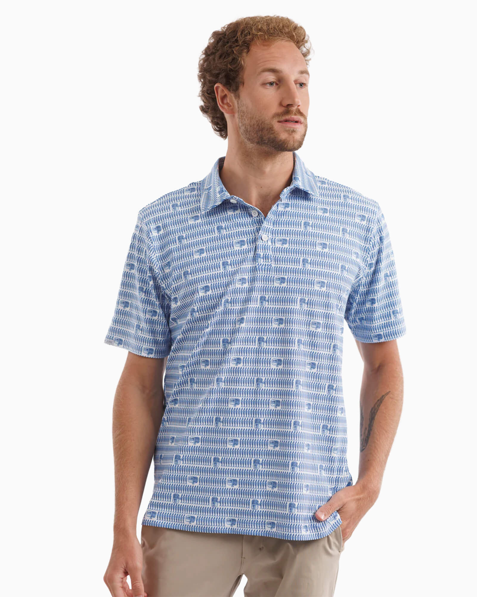 The Smitty Light Polo Tin Can | Men's Shirts