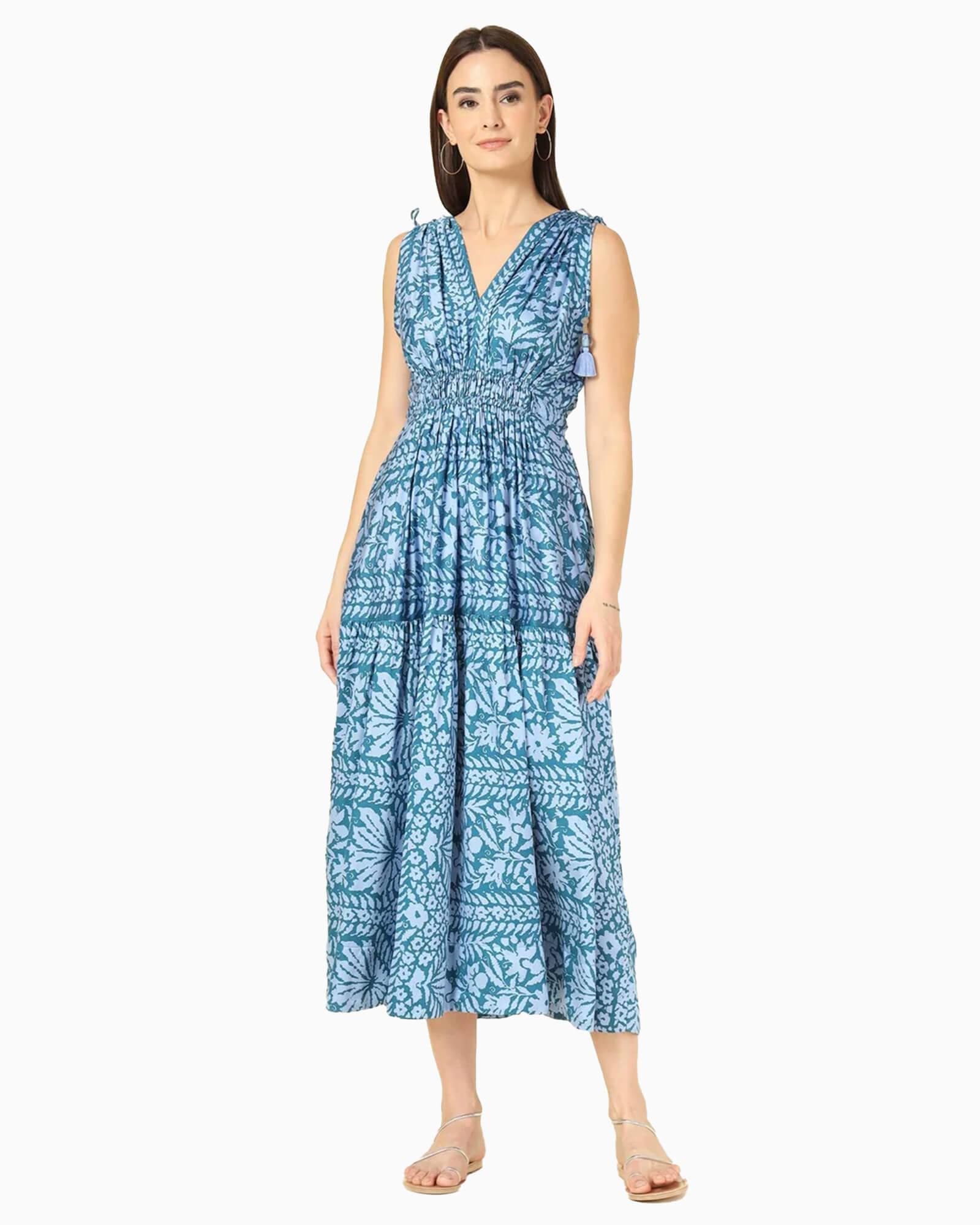 Omika Rosalita Midi Dress Natalia Tidepool