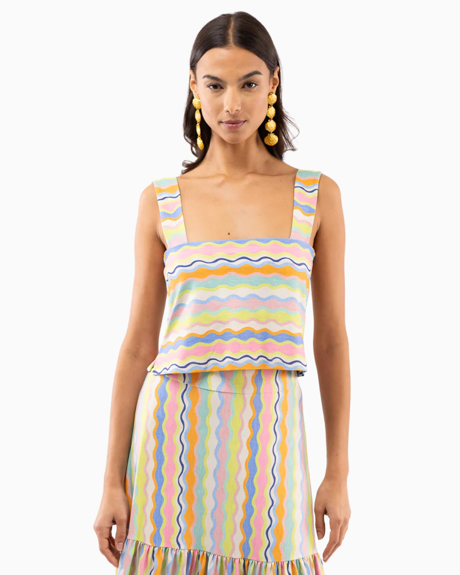 The Shelly Crop Top Summer Spritz | Women's Clothing